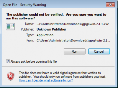 Installing GPG on Microsoft Windows | Runbox Help